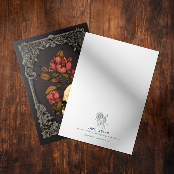 Memento Mori - Glossy Fine Art Postcard - Print is Dead